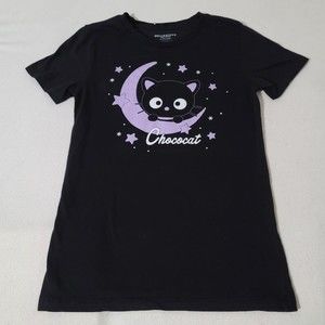 Sanrio | Tops | Sanrio Chococat Moon Star Tee Black Purple Pastel Goth ...